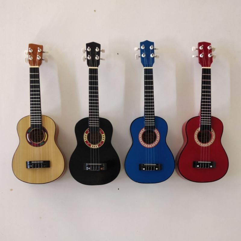 Jual Ukulele Kencrung Murah Senar 4 Bonus Pick Pilihan Warna Natural ...