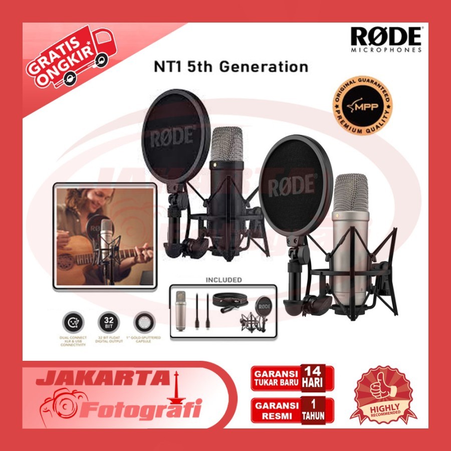 Jual Rode NT1 5th Generation Studio Condenser Microphone NT 1 5 th | Shopee Indonesia