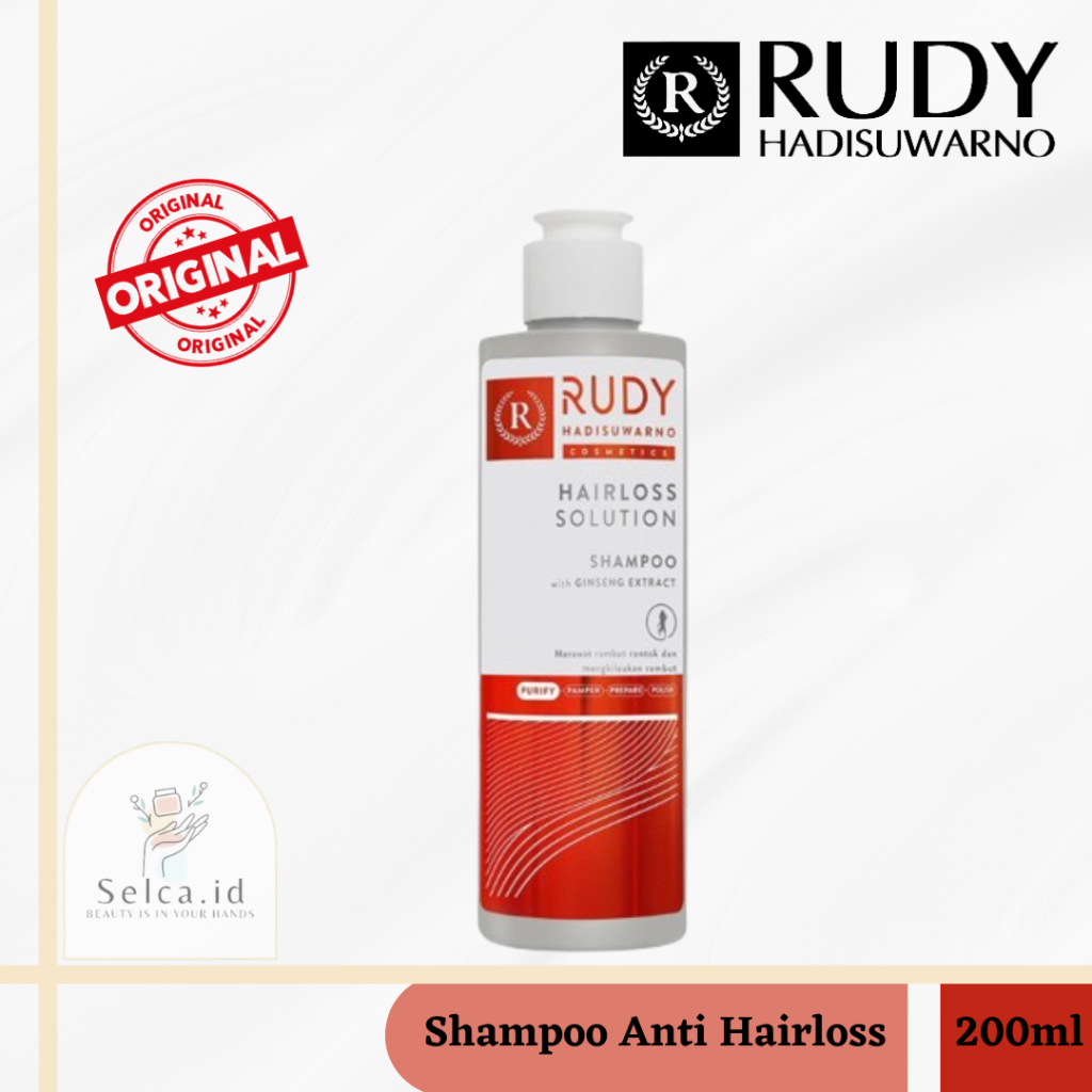 Jual Rudy Hadisuwarno Shampoo Anti Hairloss/ Shampoo Anti Rontok ...