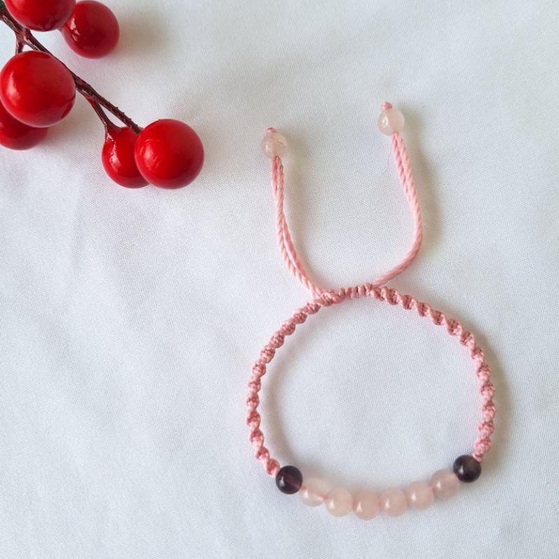 Jual VILI - Pin Gelang Batu Alam Tali Wanita Serut Adjustable | Shopee ...
