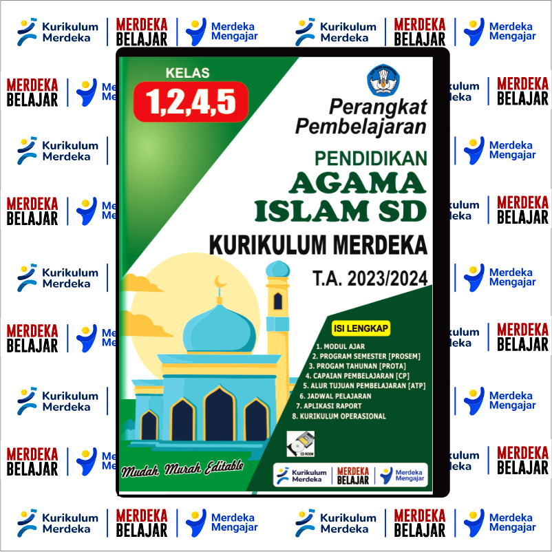 Jual Kelas 1245 - Modul Ajar PAI SD | CD RPP Perangkat Pembelajaran Kurikulum Merdeka | Shopee ...