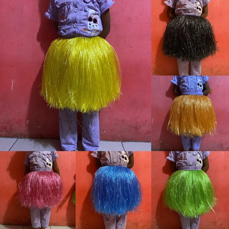 Jual ROK RUMBAI ANAK TK, asli adat papua cocok untuk menari / karnaval ...