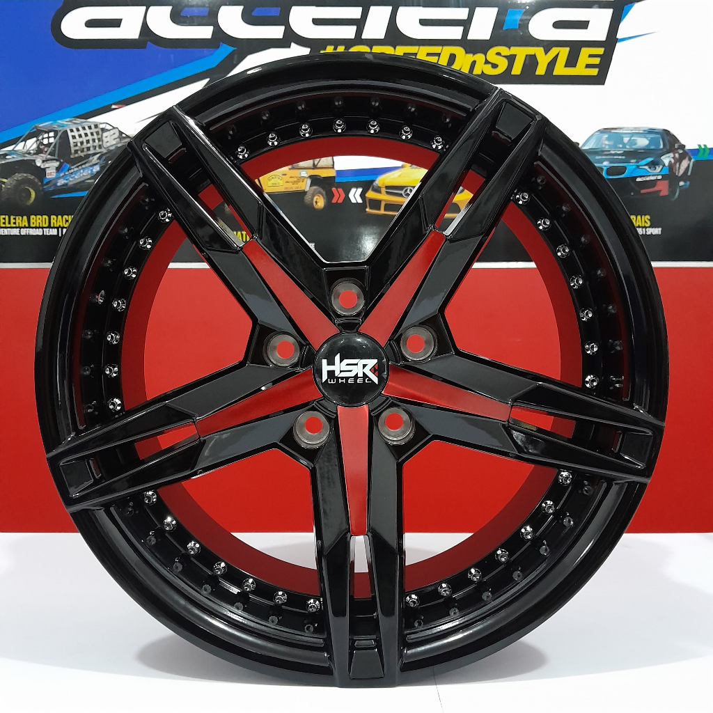 Jual Jual Velg racing pelek mobil ring 17 HSR Wheel Keunikai pcd baut 5x114,3 untuk Xpander ...
