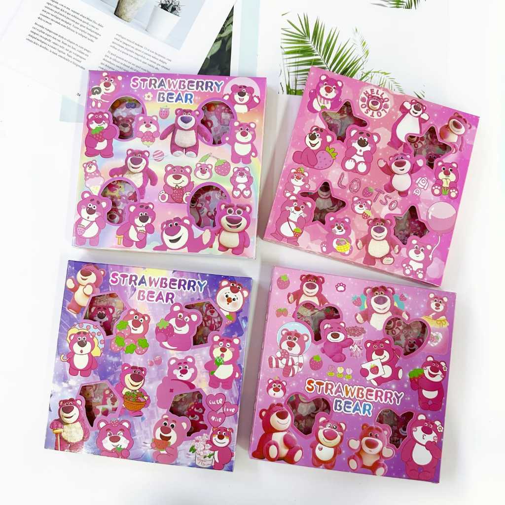 Jual Sticker Lotso Premium 1 Box isi 100 Pcs Aesthetic Waterproof ...