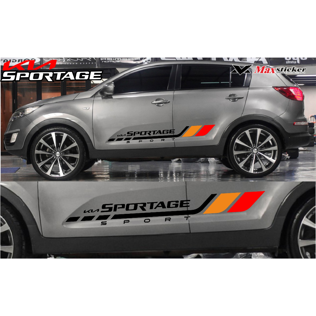 Jual STICKER MOBIL KIA SPORTAGE SIMPLE TERBARU CUTTING STIKER KIA ...