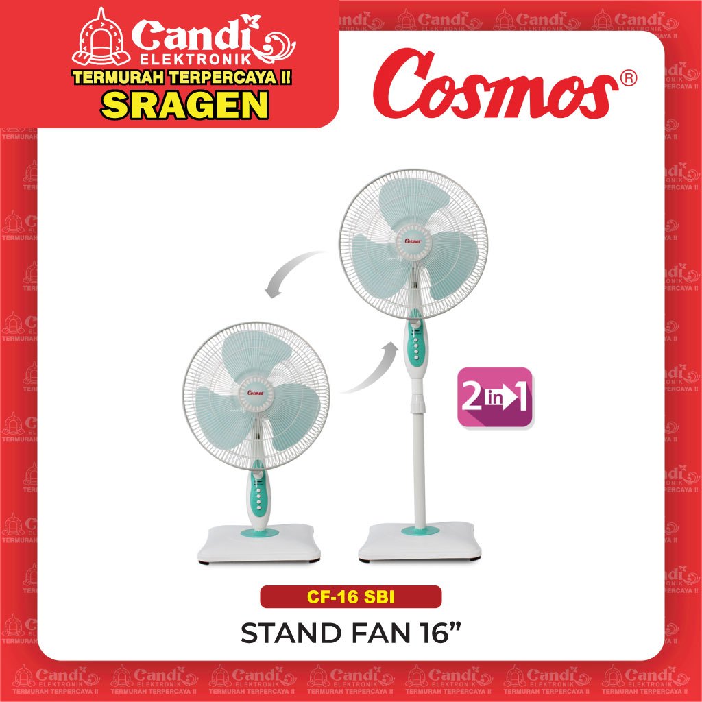 Jual COSMOS Stand Fan 16 Inch - CF-16 SBI | Shopee Indonesia