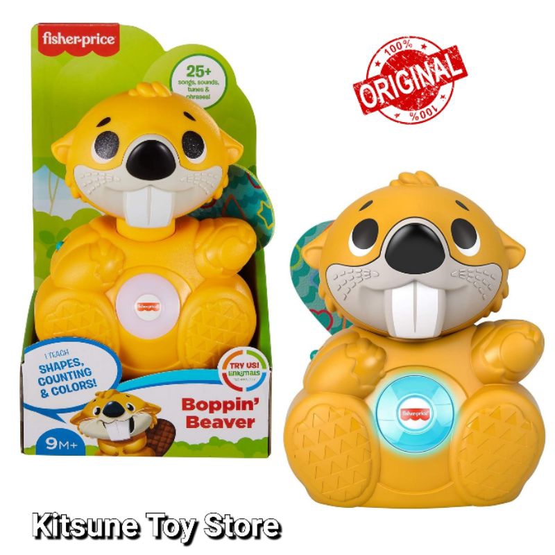 Jual Fisher Price Boppin' Beaver Linkimals Original - Mainan Edukasi ...