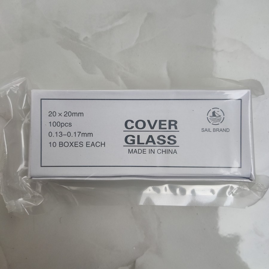 Jual Cover Glass Sail Brand 20x20 mm / Deckglass / Kaca Penutup ...