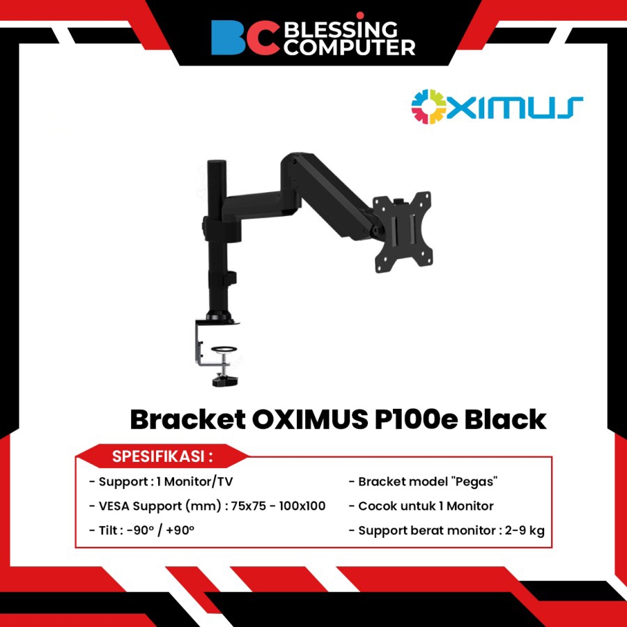 Jual Bracket OXIMUS P100e Black | Shopee Indonesia