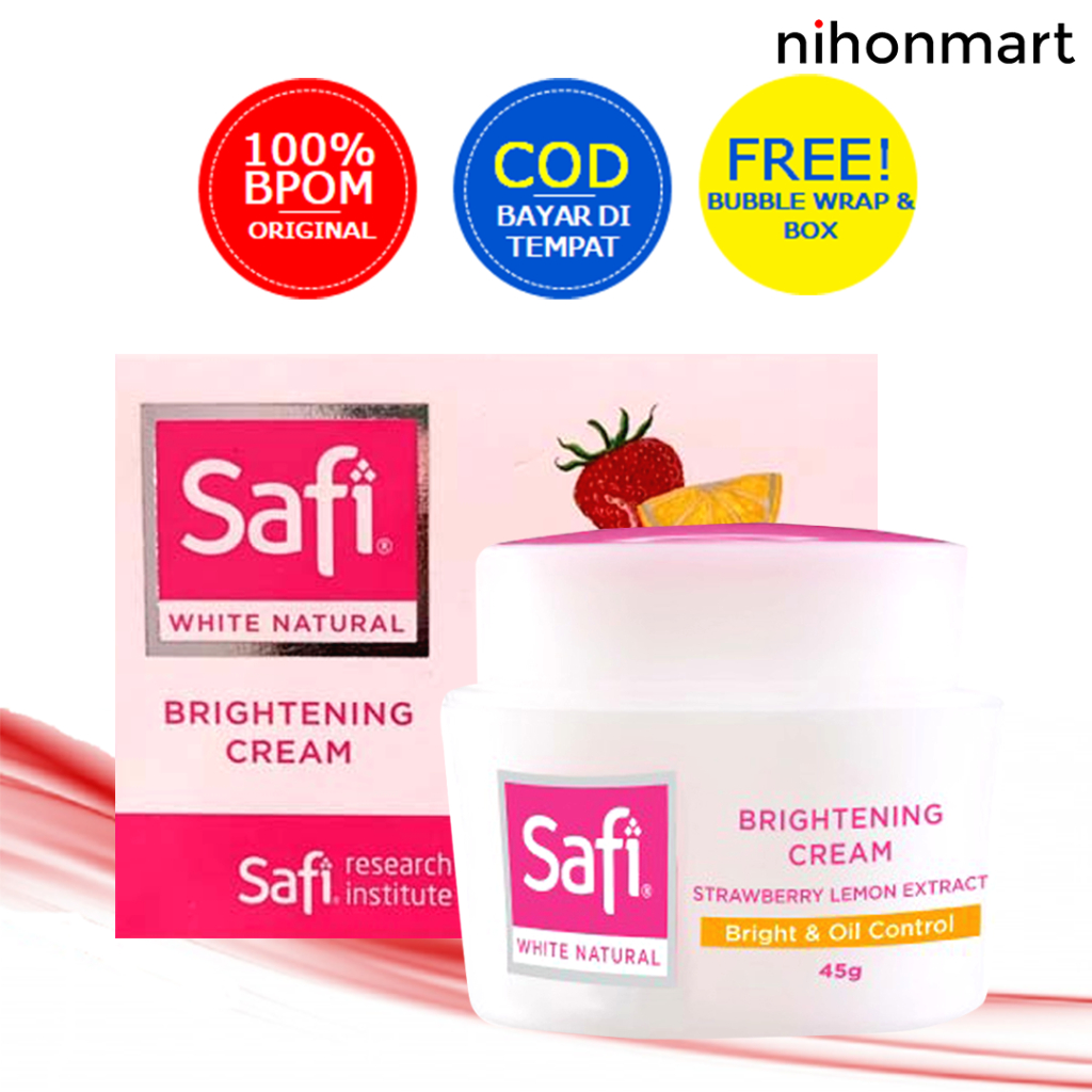 Jual Safi White Natural Brightening Cream Strawberry Lemon 45g | Shopee ...