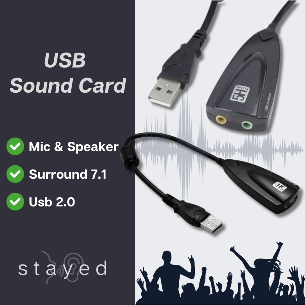 Jual Soundcard USB Virtual 7.1 Channel dengan Chipset China Mic dan Audio | Shopee Indonesia