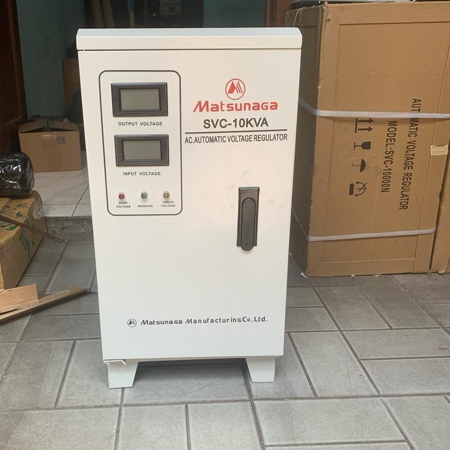Jual Stabilizer Matsunaga 10000 watt 10000W 10KVA 10KWH | Shopee Indonesia