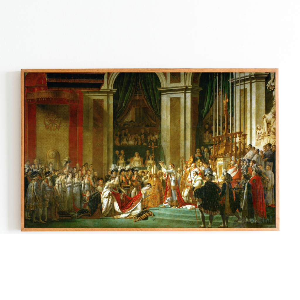 Jual Lukisan Cetak "The Coronation of Napoleon - Jacques-Louis David ...