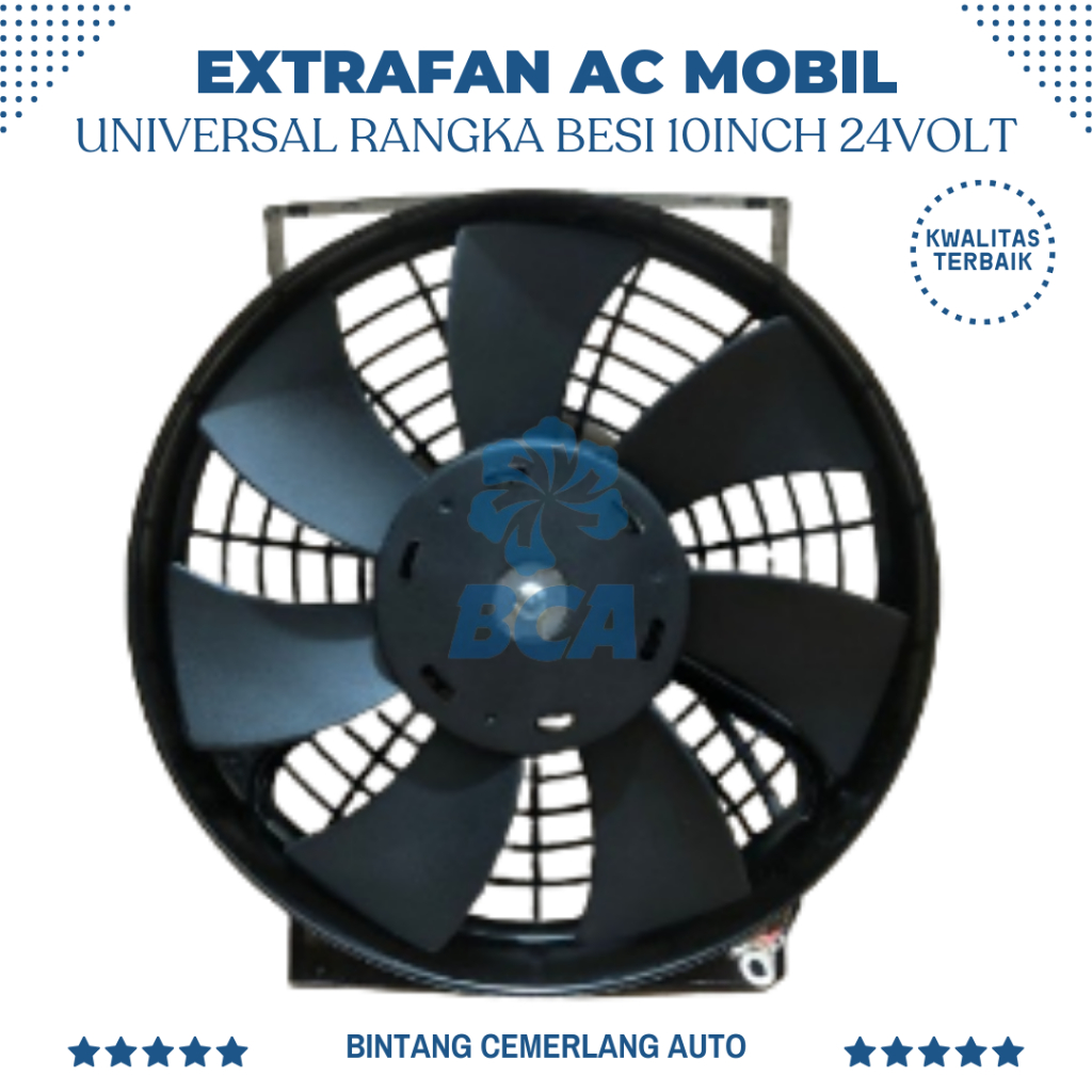 Jual EXTRAFAN EXTRA FAN AC Mobil Universal Rangka Besi 10Inch 24Volt ...