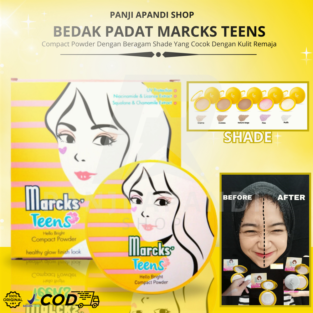 Jual Marcks Teens Compact Powder 12g - Bedak Padat dengan SPF ...