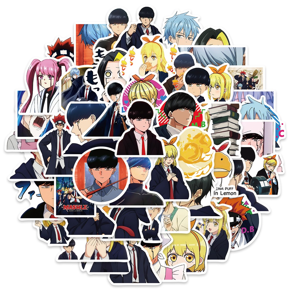 Jual MSH001 – Sticker / Stiker Anime Mashle Magic dan Muscles | Shopee ...