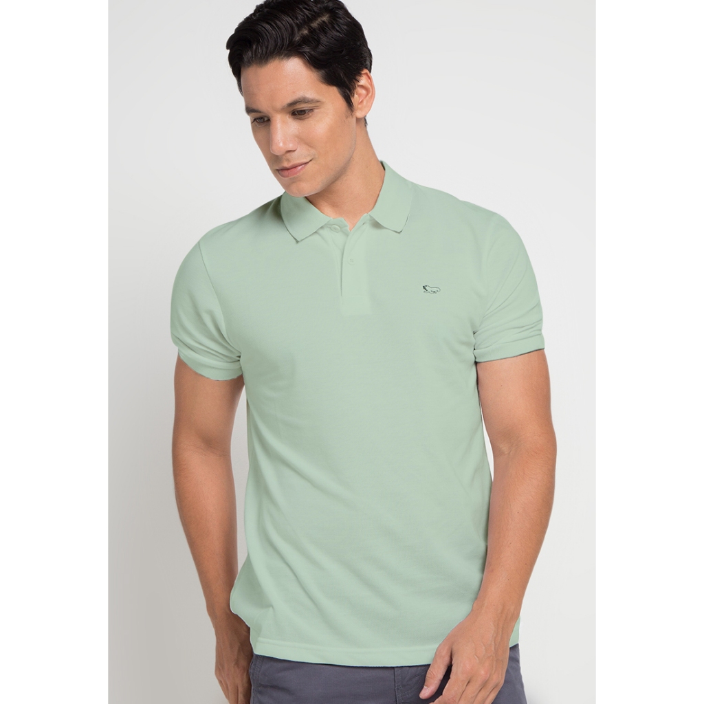 Jual KAOS POLO BASIC (POLOS) SAGE GREEN T1021593 | Shopee Indonesia