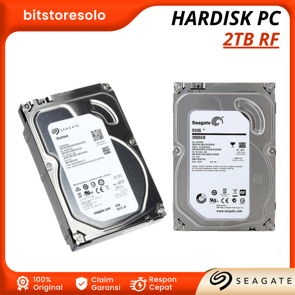 Jual Hardisk hdd Seagate Internal PC 2TB HDD SATA 3.5" RF | Shopee Indonesia