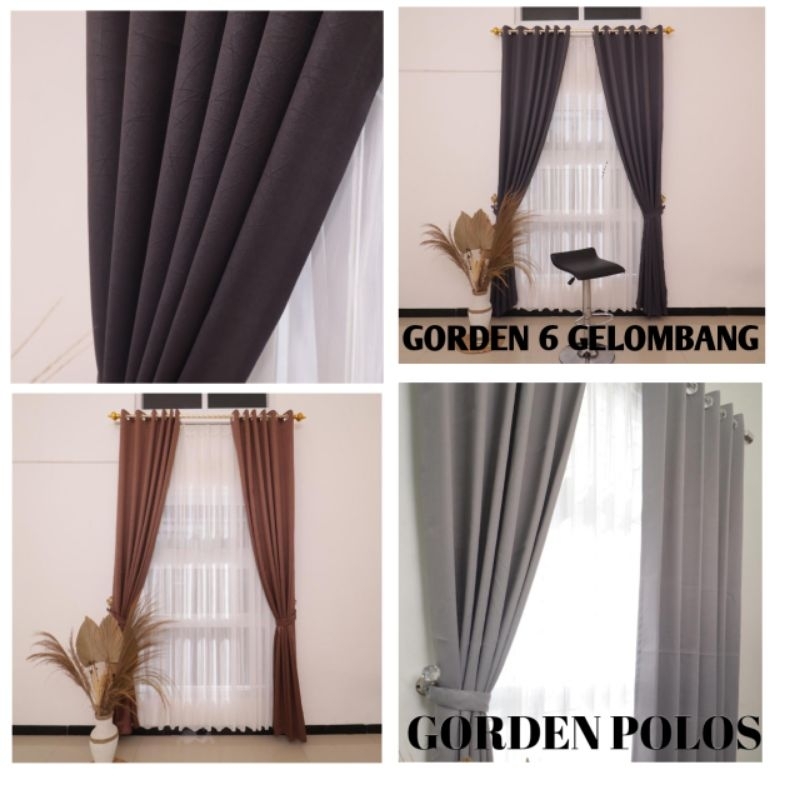 Jual GORDEN / GORDEN MINIMALIS DOFF / GORDEN BLACKOUT / GORDEN JENDELA ...
