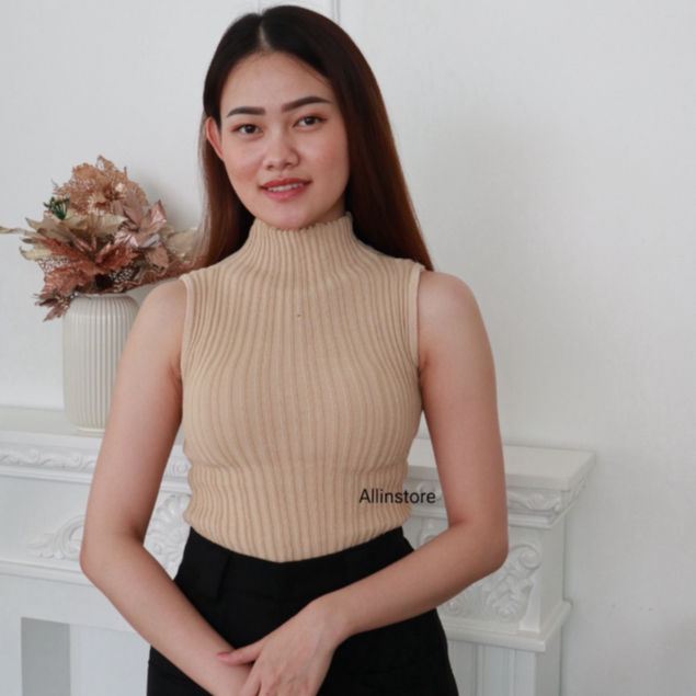 Jual AIS | Turtleneck Lexbong - Knit Baju Rajut Wanita - Atasan Inner ...
