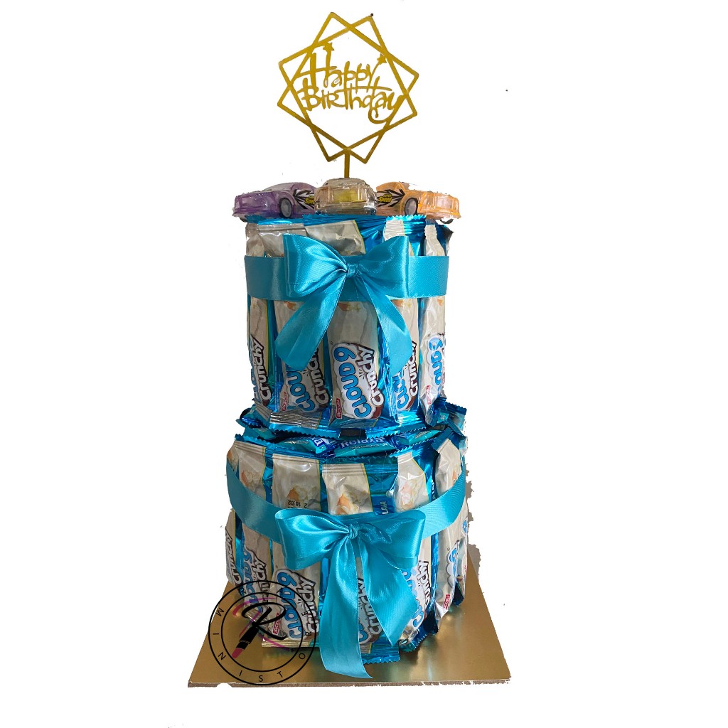Jual Snack Tart/Snack Tower/Snack Cake Kado Ulang Tahun/Kue Ulang Tahun ...