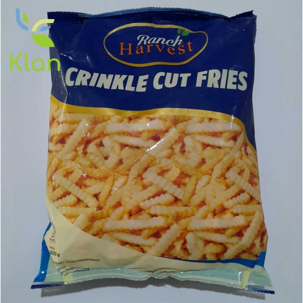 Jual RANCH HARVEST CRINKLE CUT 1KG/ KENTANG GORENG/ FRENCH FRIES ...