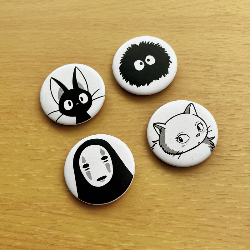 Jual Button Pin | Ghibli Series | Lunco | Shopee Indonesia