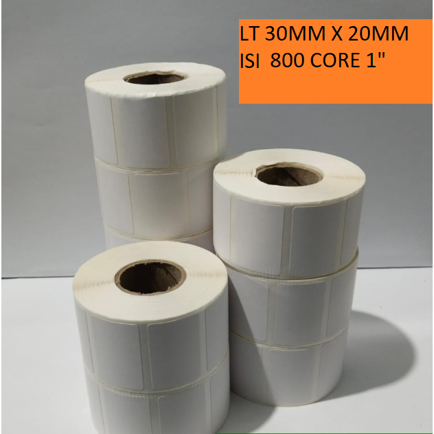 Jual LABEL BARCODE XPrinter XP-360B Uk. 30 X 20 (1 LINE) ISI 800 ...