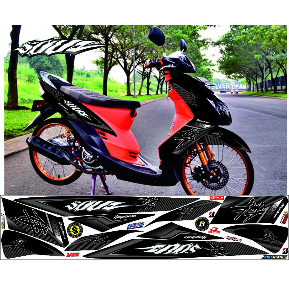 Jual STRIPING VARIASI YAMAHA MIO SOUL OLD - SML 06 - STIKER LIST MOTOR ...