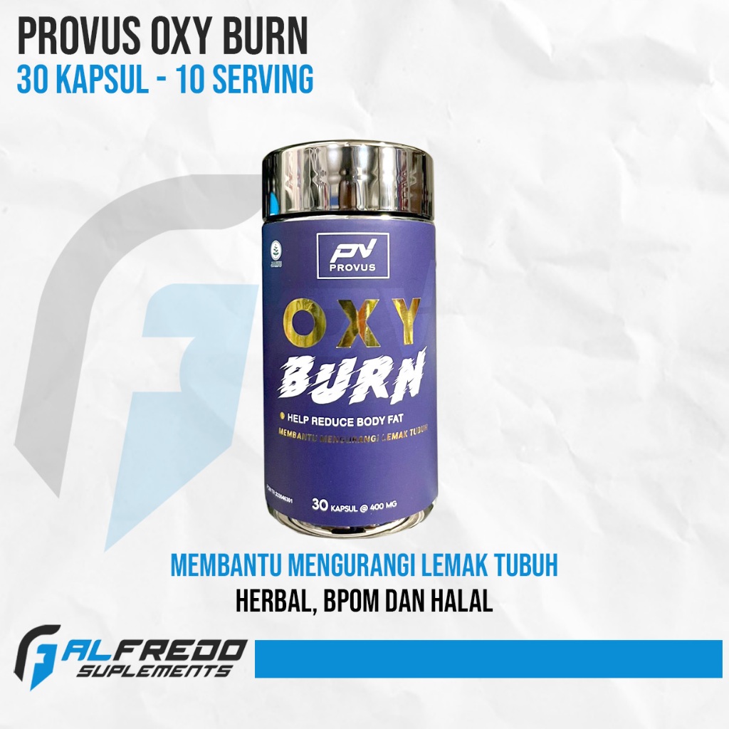 Jual Provus Oxyburn 30 Capsules 400mg Fat Burner Pembakar Lemak
