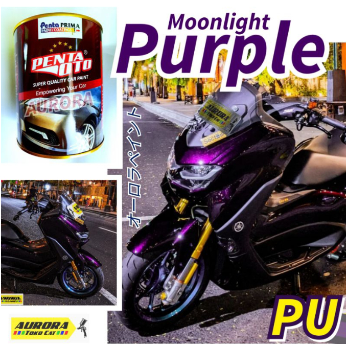 Jual Cat Moonlight Purple PU Moon Light Ungu Penta Oto | Shopee Indonesia