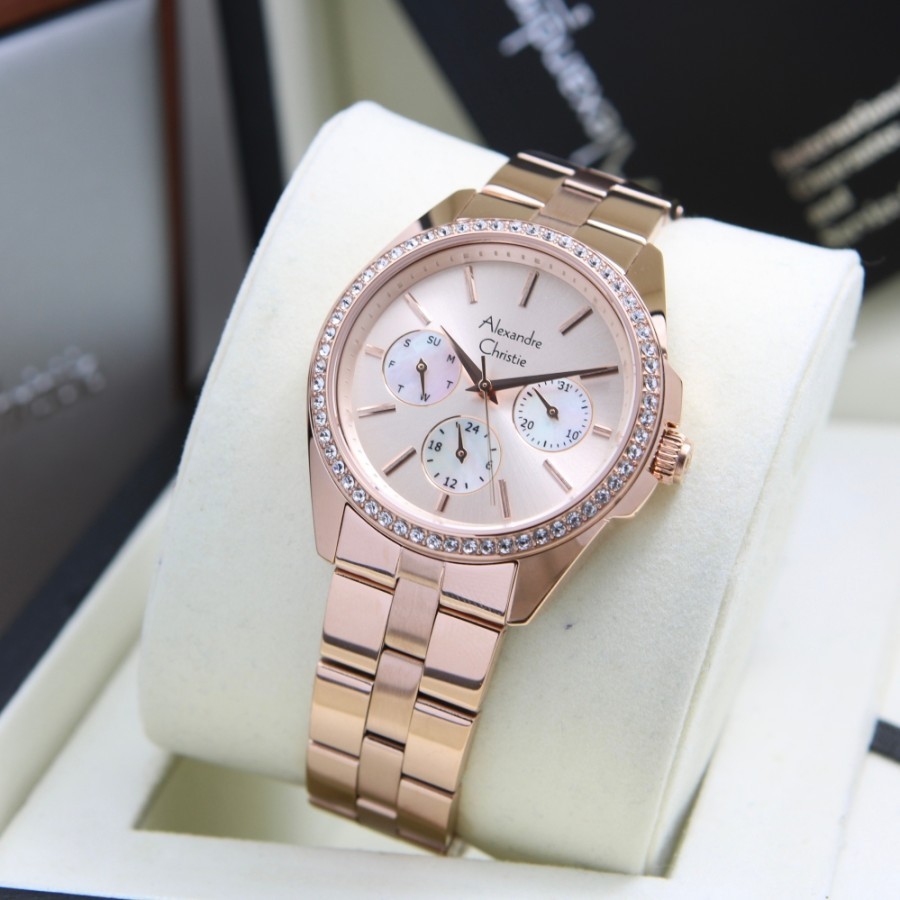 Jual ORIGINAL Jam Tangan Wanita Alexandre Christie AC 2949 / AC2949 ...