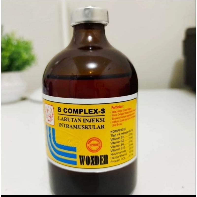 Jual B Complex S Wonder 100 ml Injeksi Vitamin B kompleks Sapi Kambing ...