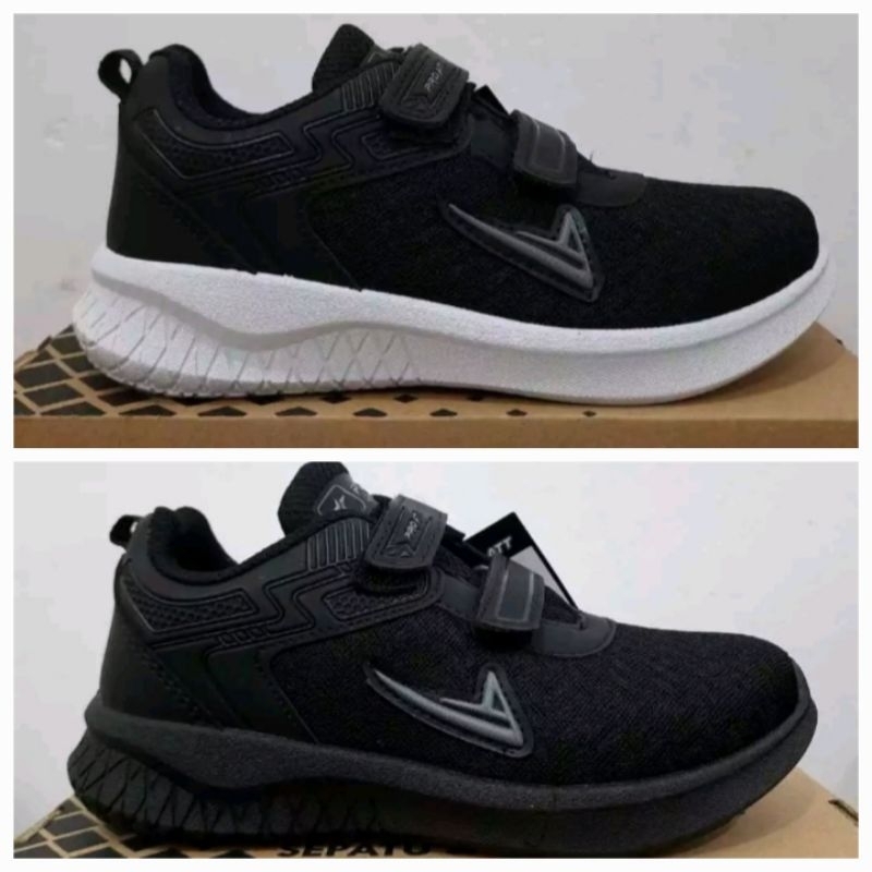 Jual SEPATU SEKOLAH PEREKAT PRO ATT / PEREKAT 31 sampai 38 HITAM POLOS PEREKAT PA 700 / PI 600 ...
