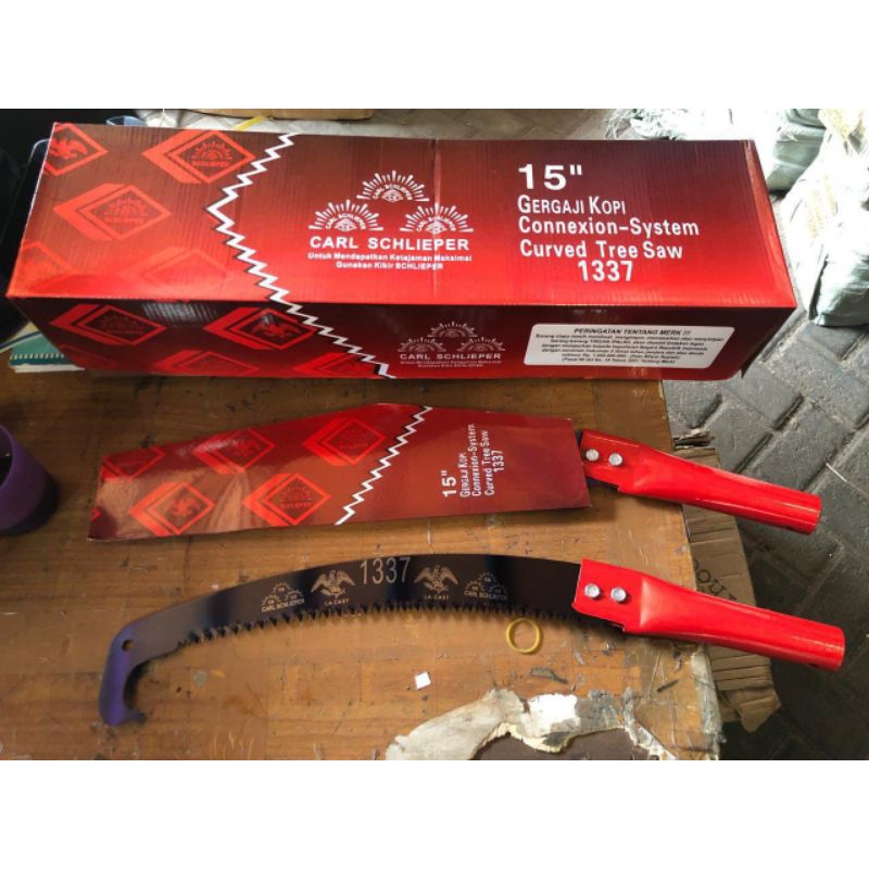 Jual Gergaji Kopi Cap Mata Asli Gergaji Lengkung 15 Inchi / Gergaji Dahan Ranting Carl Schlieper ...
