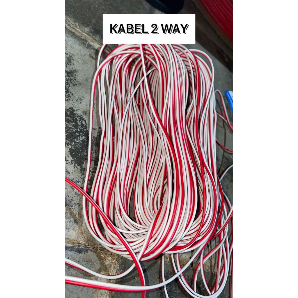 Jual kabel serabut 2 way, 3 way awg & isolasi bakar untuk instalasi lampu LED harga per meter ...