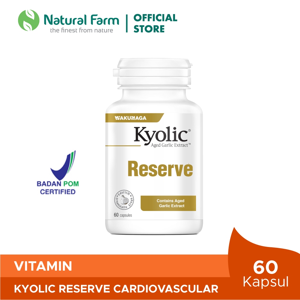 Jual Kyolic Aged Garlic Extract Reserve - 60 Capsules | Shopee Indonesia