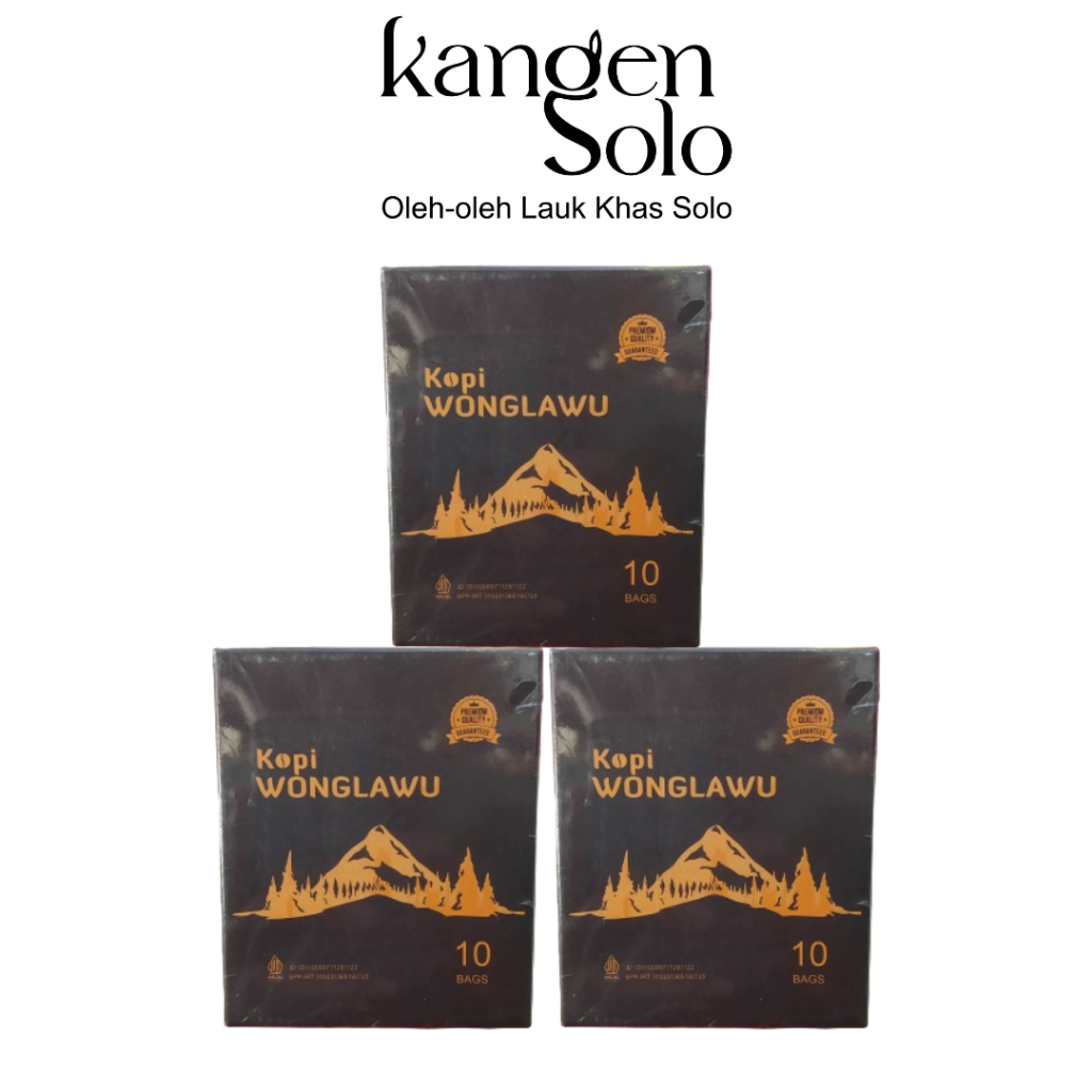 Jual Kopi Wonglawu Box Asli Dari Biji Kopi Kaki Gunung Lawu Isi 10 Bags ...
