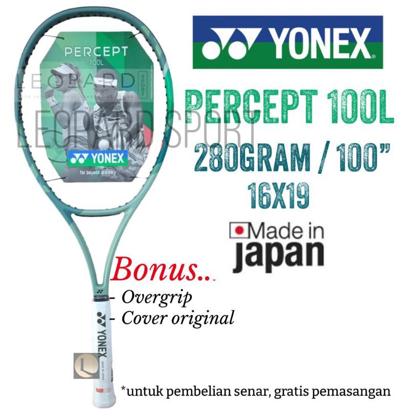 Jual Raket Tenis Yonex PERCEPT 100L 280 gram Olive Green / Tennis ...