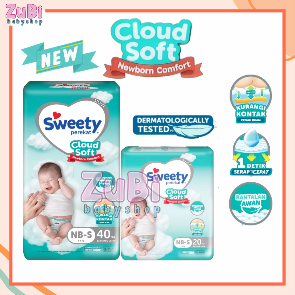 Jual SWEETY SILVER COMFORD POPOK PEREKAT CEGAH RUAM NB-S 20 / 40 ...