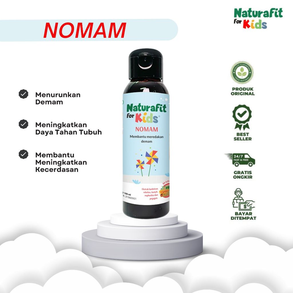 Jual Madu Anak Nomam Obat Penurun Demam untuk Anak - Naturafit Nomam ...