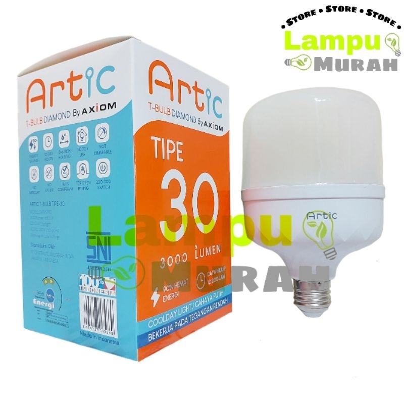 Jual Led T Bulb Artic Diamond 30 Watt - Lampu Led Capsule Artic Cahaya Putih | Shopee Indonesia
