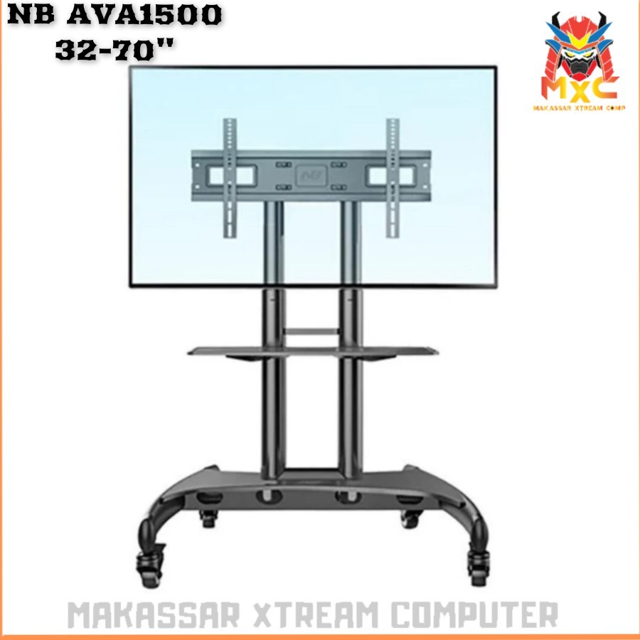 Jual NB AVA1500 60 1P 30-70" TV STAND DENGAN RODA BRACKET TV MONITOR ...
