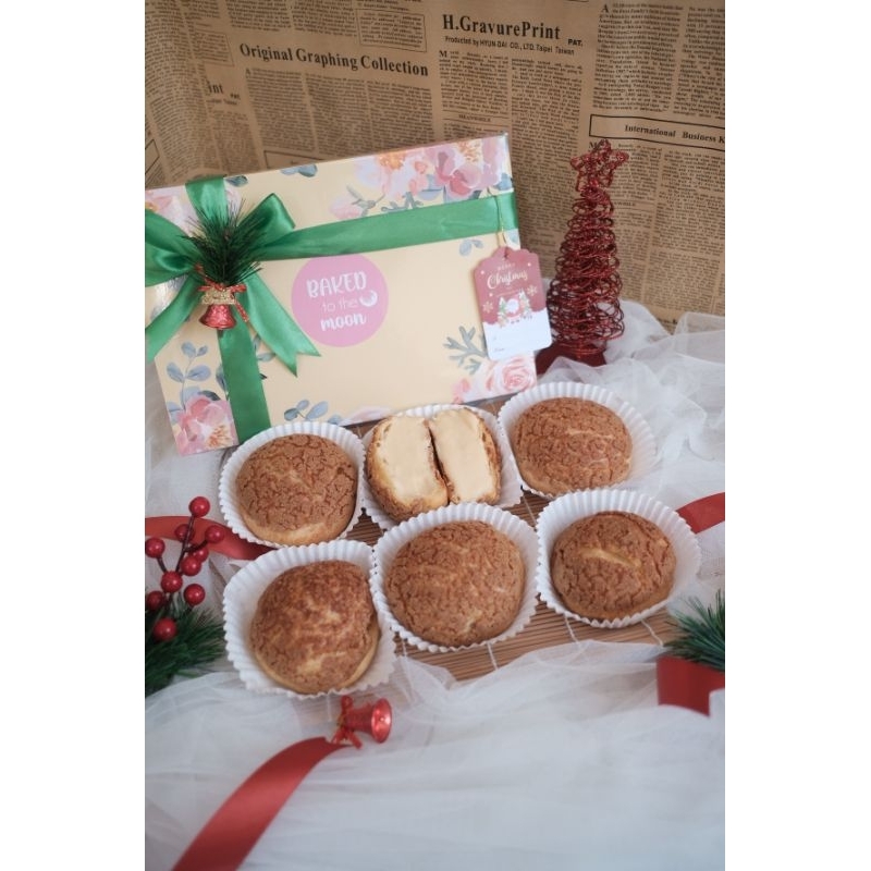 Jual Premium Kue Soes Jepang / Choux Au Craquelin / Kue Sus Crispy ...