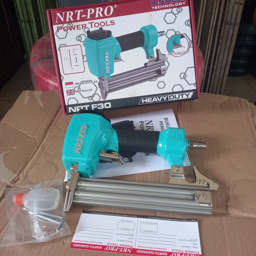 Jual NRT PRO MESIN TEMBAK PAKU LURUS F30 / Mesin Air Nailer F30 NRT-PRO ...