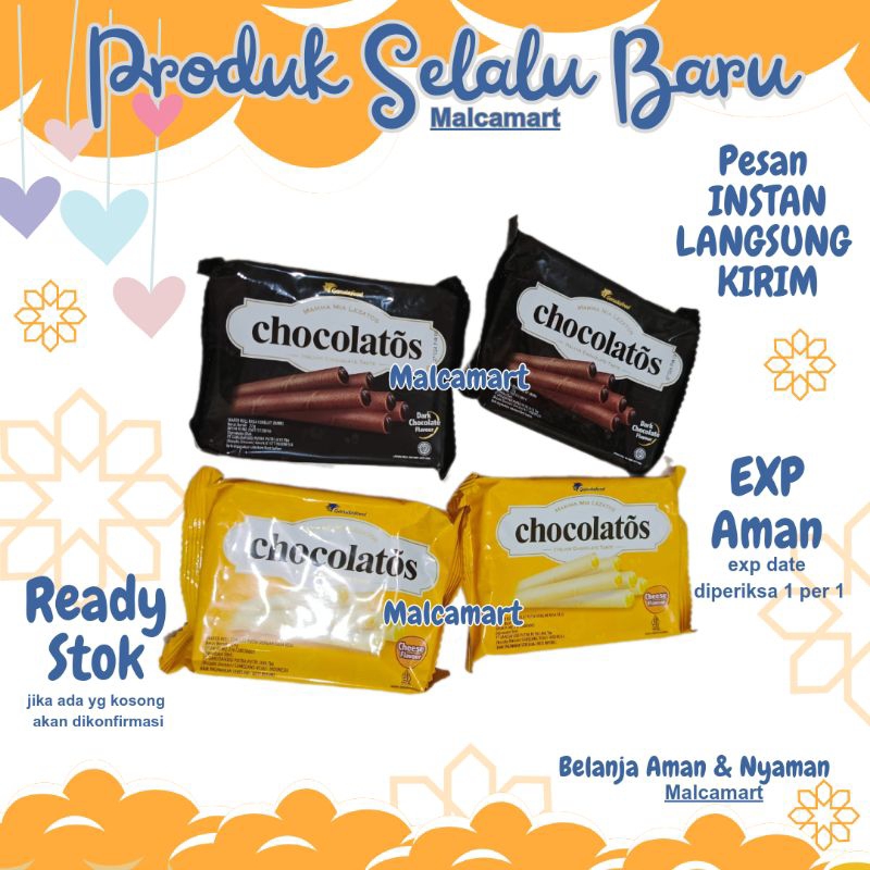 Jual Chocolatos wafer roll stick 24 gram | Shopee Indonesia
