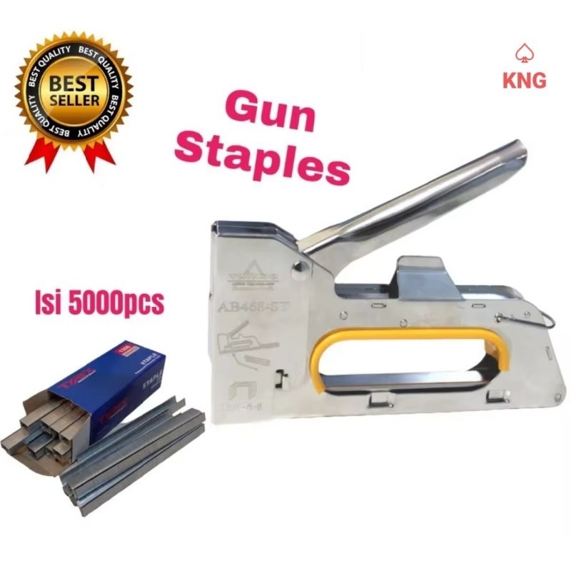 Jual Staples Tembak Besi Serbaguna Jok Kendaraan Kayu Kerajinan Perabot ...