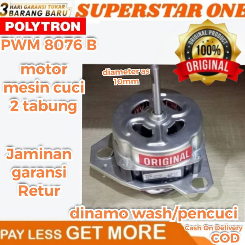Jual Dinamo penggilas/wash/pencuci PWM 8076 B Mesin cuci polytron ...