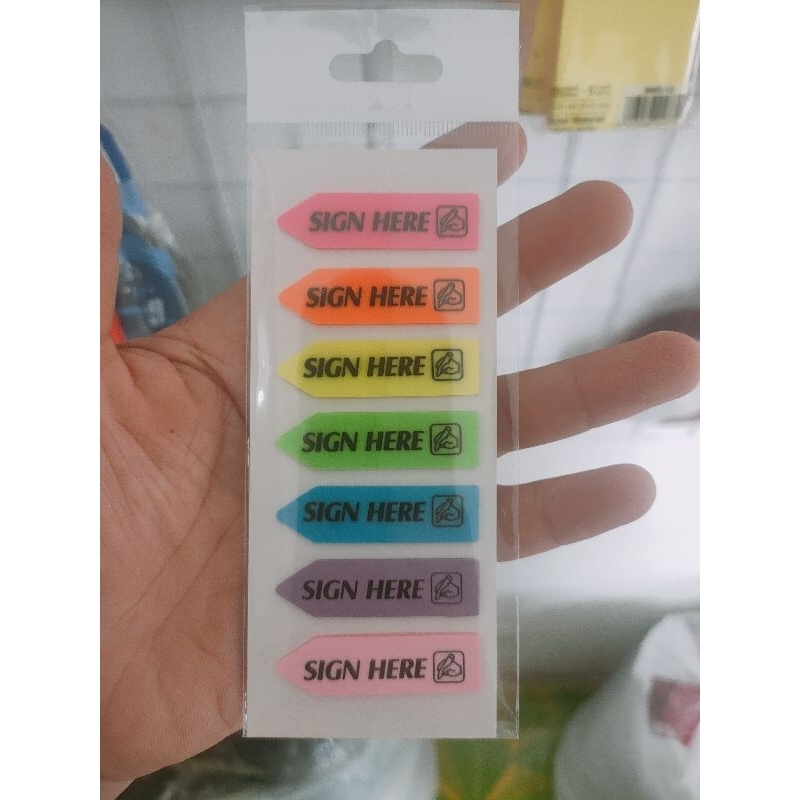 Jual Stick Note,penanda panah sign here KNK | Shopee Indonesia