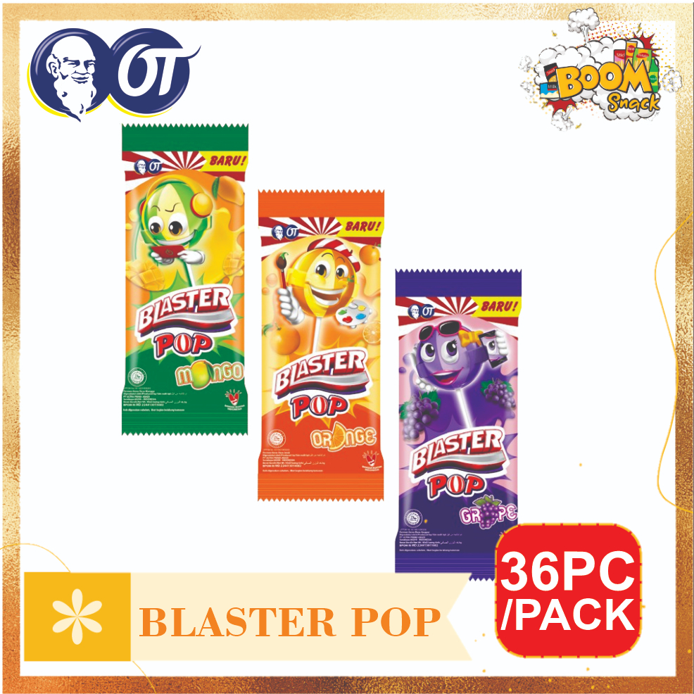 Jual Blaster Pop Permen Lolipop isi 36 pcs | Shopee Indonesia